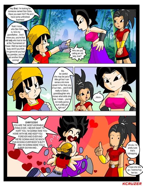 Kale And Caulifla Meet Pan Dragon Ball Know Your Meme