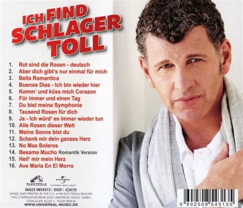 Semino Rossi Ich Finde Schlager Toll Das Beste CD Semino Rossi