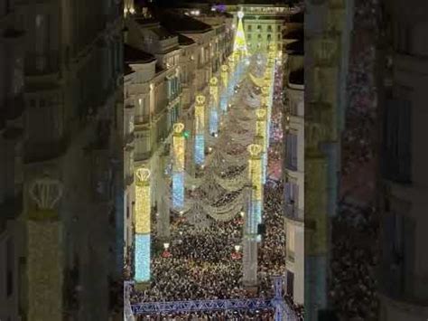Encendido luces de Navidad en Málaga 2022 YouTube
