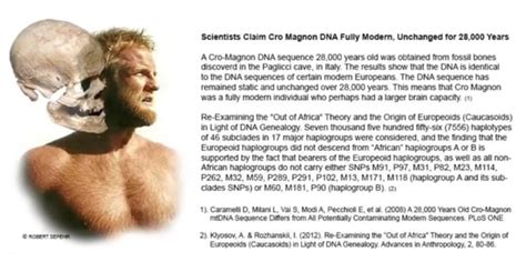 Scientists Claim Cro Magnon Dna Fully Modern Unchanged For