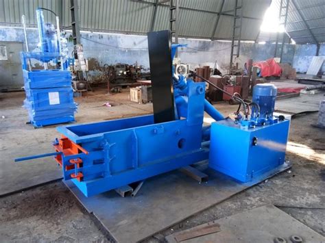 Mild Steel Hydraulic Double Action Scrap Baling Press Machine Model