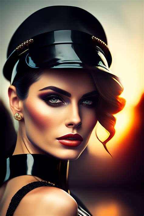 Lexica Woman In Black Latex Cover