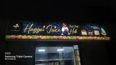 Flex Led Backlit Glow Sign Board For Commercial At Rs Sq Ft In