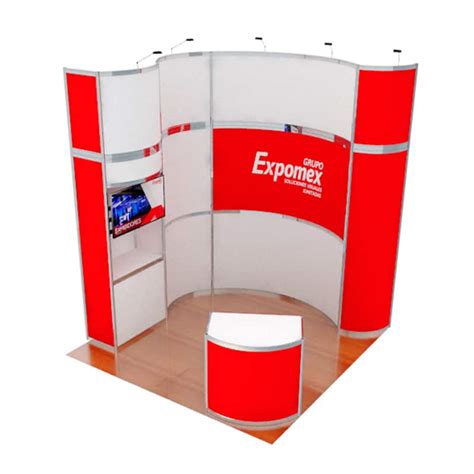 STAND DISEÑO SISTEMA EXHIBICIÓN 3 X 3 M 221 100EE 01 Expomex