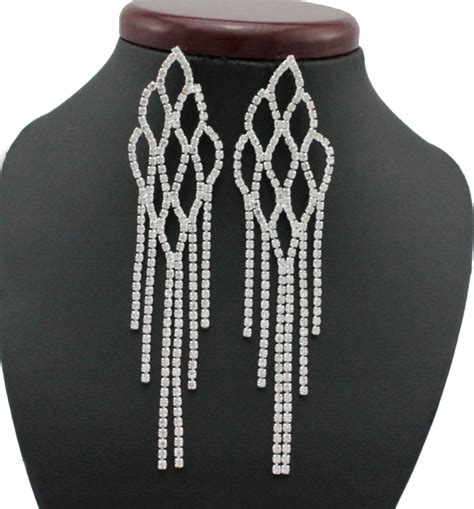 KOLCZYKI SREBRNE ELEGANCKIE DŁUGIE CYRKONIE 12638383582 Allegro pl