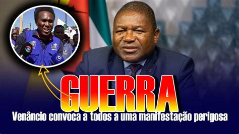 Venâncio Mondlane Convoca A Todos À Maior Manifestação Política Jamais