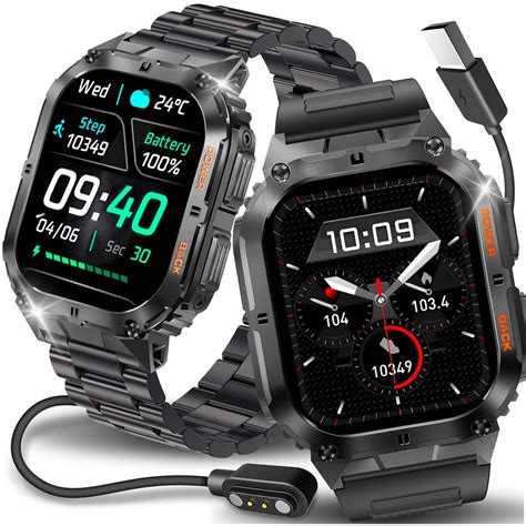 Smartwatch Zegarek M Ski Menu Polskie Sport Puls Rozmowy Smart Watch