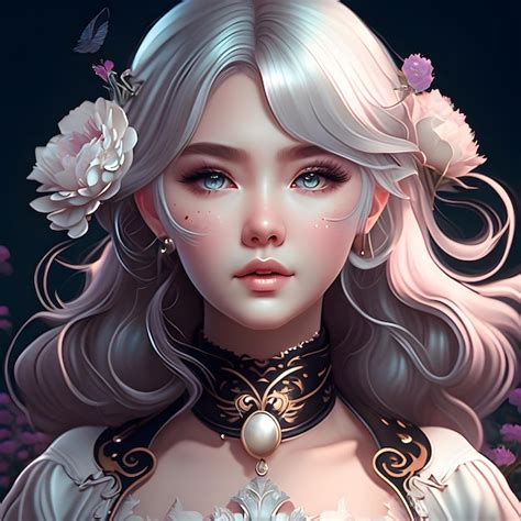 Premium AI Image Aesthetic Anime Girl Pastel Color