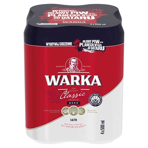 Warka Classic Piwo Jasne X Ml Taniej Promocja Stokrotka