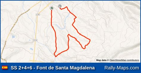 Ss Font De Santa Magdalena Stage Map Ral Li Ciutat De T Rrega