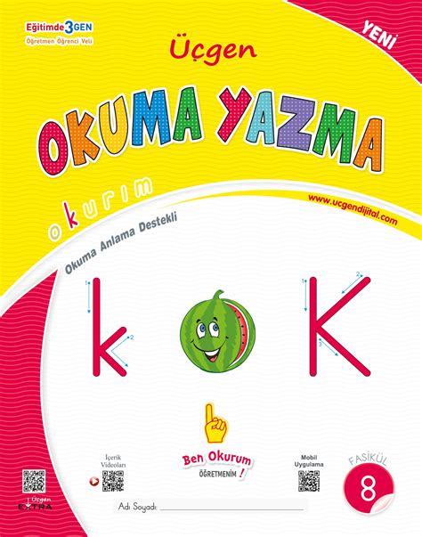 Üçgen Okuma Yazma Seti K Sesi