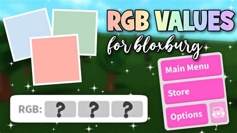 50 Soft Aesthetic RGB Values For Bloxburg How To Use NEW Primary