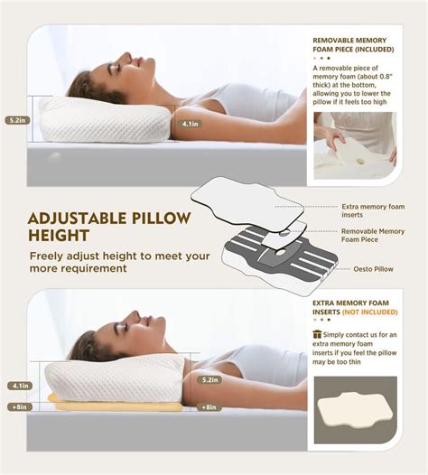 Osteo Cervical Pillow For Neck Pain Relief Hollow Design Odorless