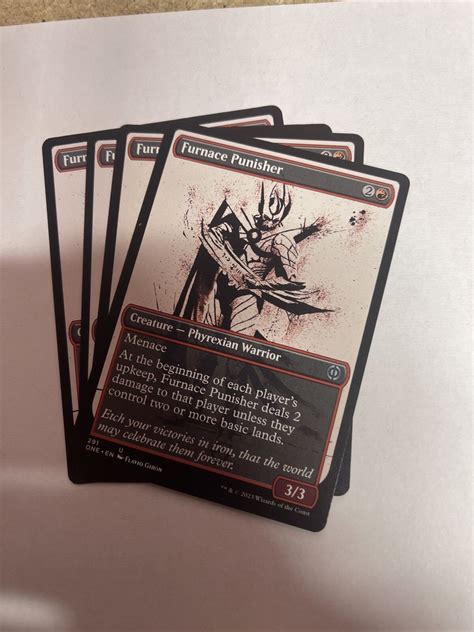 MTG Furnace Punisher Phyrexia All Will Be One 291 Showcase Uncommon X
