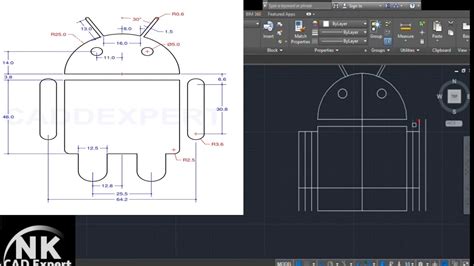 Auto Cad For Beginners Practice Drawing 3 AutoCad Basics Learning