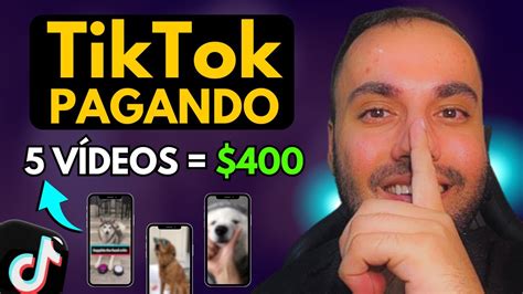 FAÇA R 400 A CADA 5 VÍDEOS O TIKTOK SEM APARECER Como Ganhar
