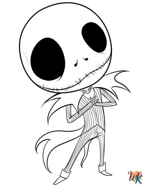 96 Disegni Di Jack Skellington Da Colorare Inorridito Disegnidacolorarewk