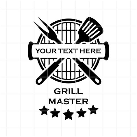 Grill Master SVG Grill Master Clip Art Grill Master Cut File BBQ Svg