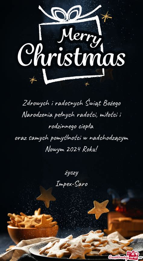 Zdrowych i radosnych Świąt Bożego Narodzenia pełnych radości miłości i