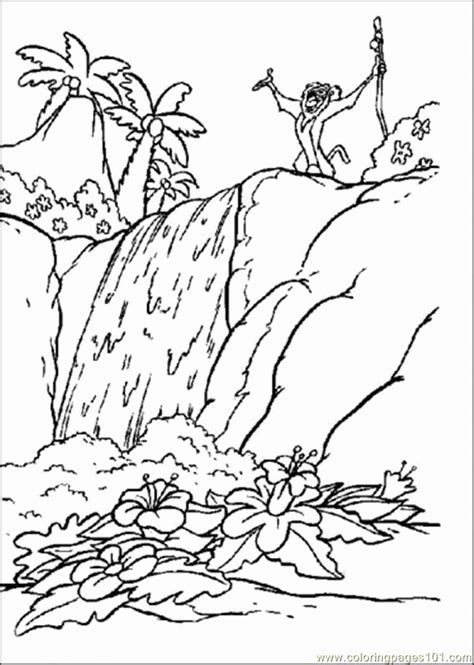 Adult Coloring Pages Realistic Waterfall Coloring Pages