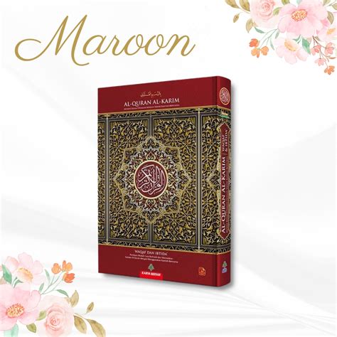 Al Quran Karya Bestari Mushaf Waqaf Ibtida Saiz A4 NEW Resam