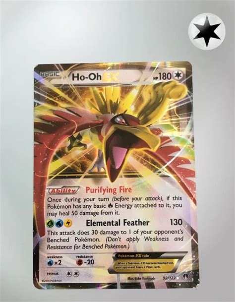 Ho Oh EX 92 122 BREAKpoint TCG Coleccionistas