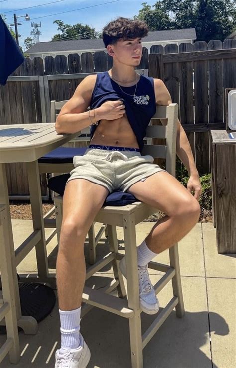 Floopy Shorts Cute Guys Fashion Torn Jeans