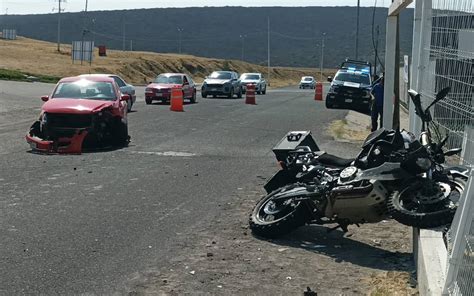 Automovilista derribó a motociclista Diario de Querétaro Noticias