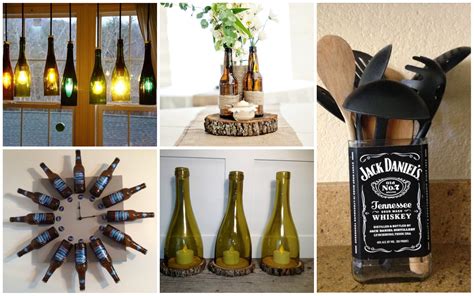 New Creative Diy Glass Bottle Crafts That Are Worth Seeing