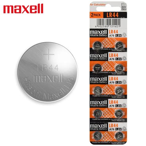 Maxell LR44 Pilas De Boton Maxell AG13 Alcalina 1 5V Blister Bateria