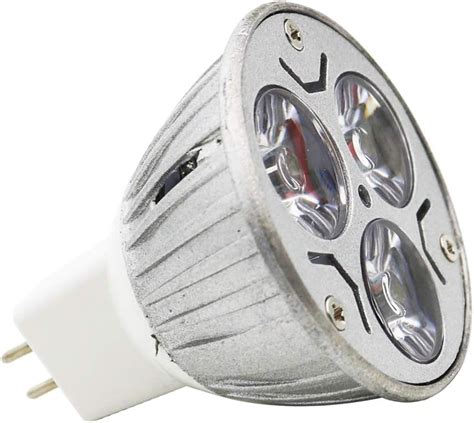 1 Stück GU 5 3 LED AC DC 12V 3W GU5 3 MR16 Kaltweiß Lampen 6000K 240