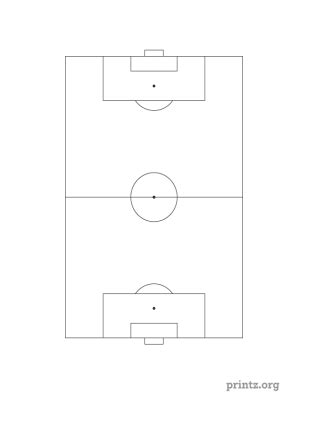 Printable Soccer Field Diagram