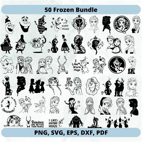 FROZEN SVG Frozen Svg Bundle Frozen Svg Cutfiles Frozen Etsy Australia