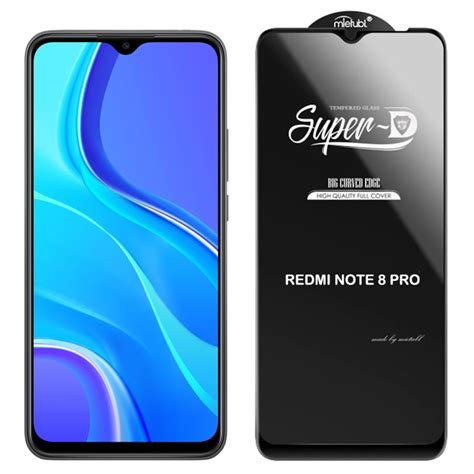 Película de Vidro Temperado Xiaomi Redmi Note 8 Pro Super D Mietubl