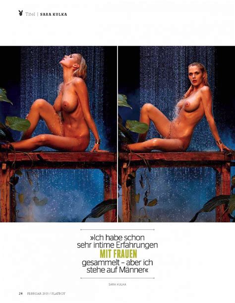 Журнал для взрослых adult Sara Kulka Playboy February 2015 2 2015