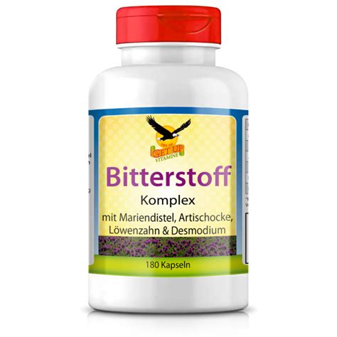 Bitterstoff Komplex mit Mariendistel Artischocke Löwenzahn Desmodium