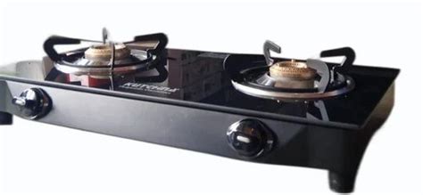 Black Kutchina Stainless Steel Two Burner Manual Gas Stove At Rs 4500