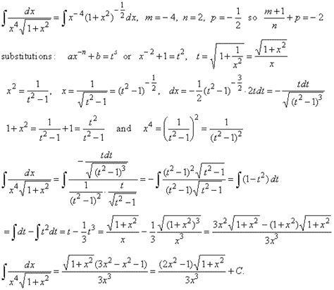 integrating irrational functions using euler s substitutions examples binomial integral