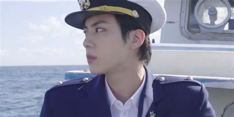 BTS Jin Teases Photo Folio Collection Me Myself And Jin Sea Of