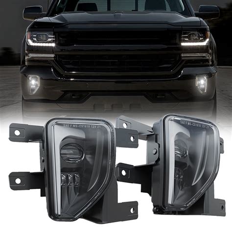 Dot Chevy Silverado Led Fog Lights Kit Replacement