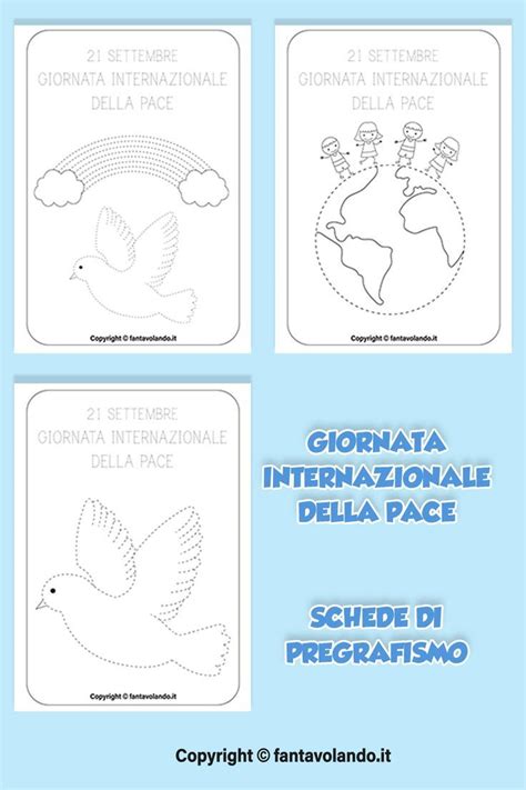 Giornata Internazionale Della Pace Settembre Schede Di Pregrafismo