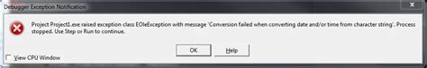 troubleshooting conversion failed date and or time conversion from character string