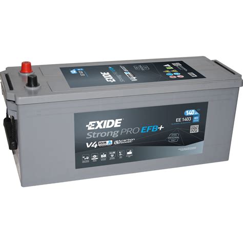 Batería industrial camión Exide Strong Pro EE1403 EFB 12V 140Ah 140