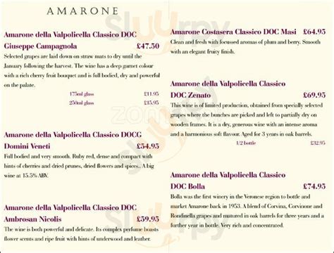 Amarone Men Glasgow Main Menu Sluurpy