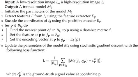 sensors free full text sr feinr continuous remote sensing image super resolution using