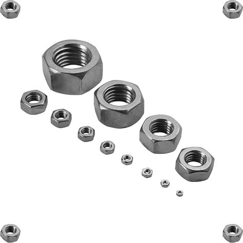 Tornillos Y Tuercas Hexagonales Acero Inoxidable V2A DIN 933 934