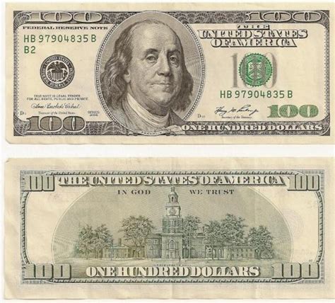 NUEVO BILLETE DE 100 DOLARES