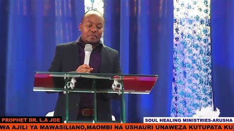 Prophet Dr L A Joe Somo Nguvu Ya Matamshi Part Youtube