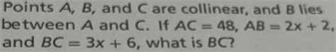 points a b and c are collinear an cameramath