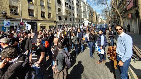Funcionarios De Prisiones De Bonxe Y Monterroso Protestaron En Madrid